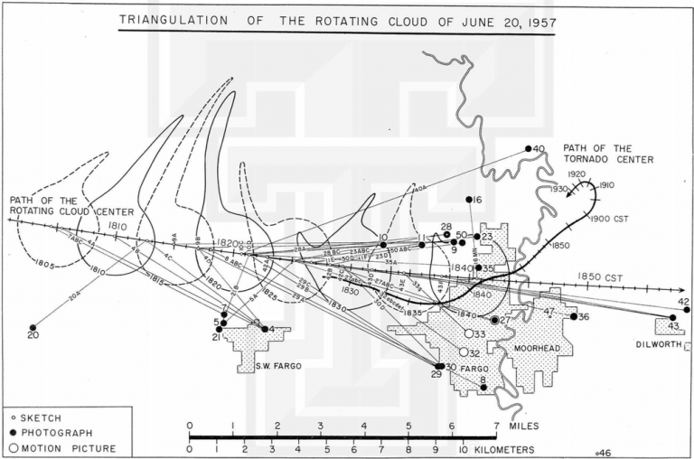 Fargo, ND June 20, 1957 F5 Tornado — Highways & Hailstones