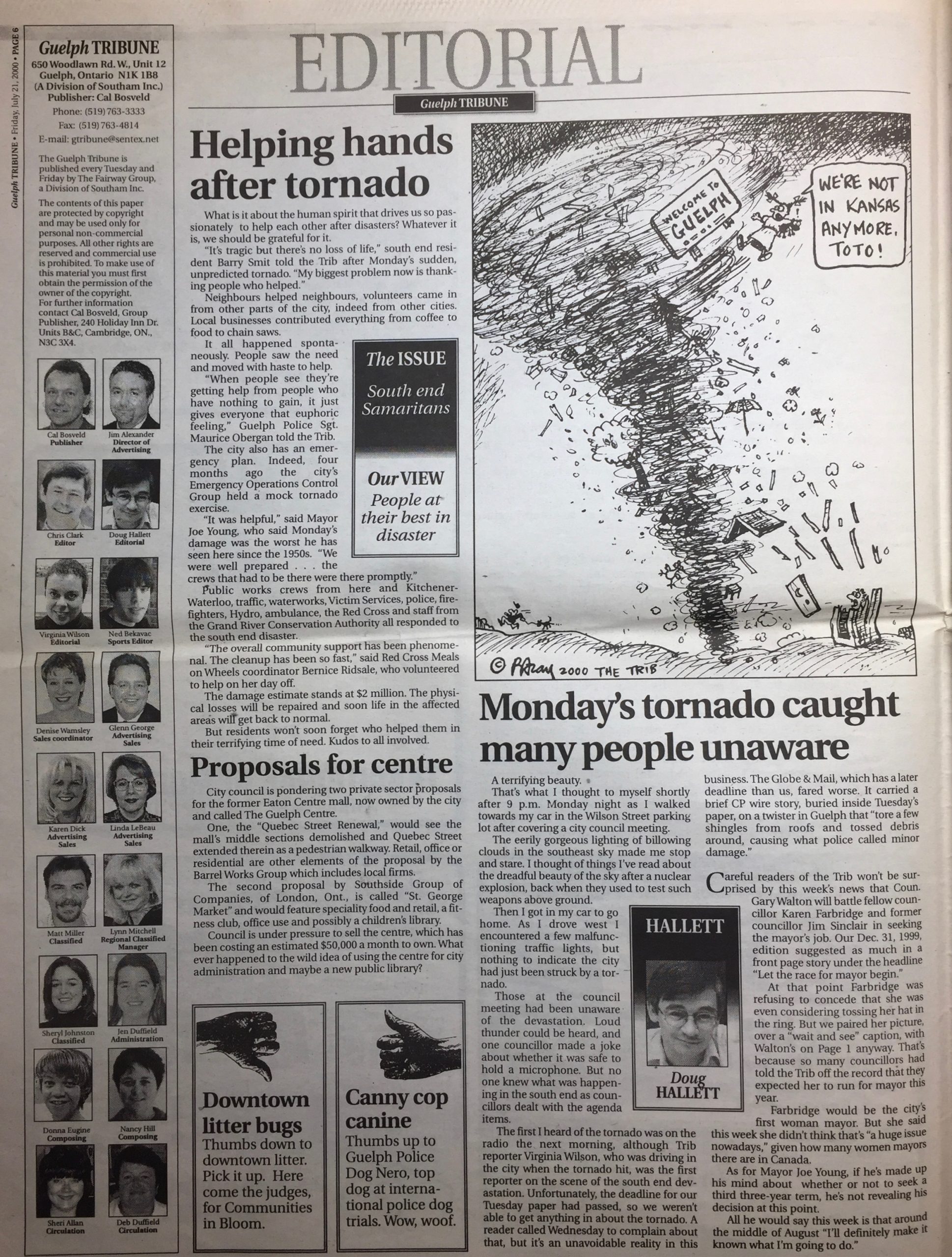 Guelph, ON F2 Tornado of July 17, 2000 — Highways & Hailstones
